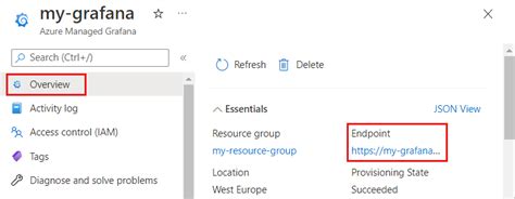 call grafana apis programmatically with azure managed grafana azure