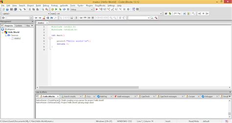 How To Create New C C Project In Codeblocks Codeforwin