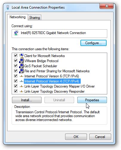 how to assign a static ip address to windows 10 machine at