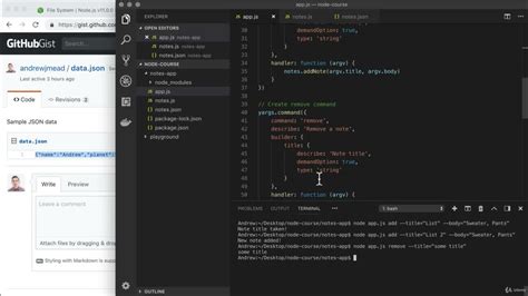 removing a note [the complete node js developer course 3rd edition
