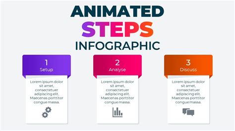 Create Eye Catching Animated Steps Slides In Powerpoint Youtube