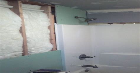 How Do I Drywall Over The Flange On This Shower Surround Diy