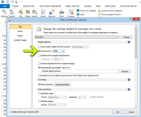 always reply and forward in html outlook 2003 2013