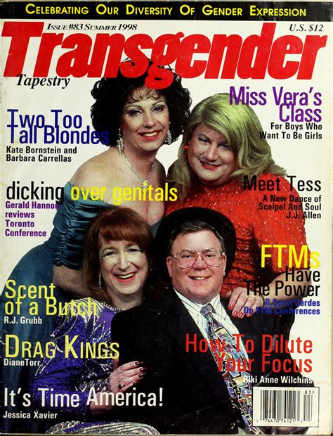 Transgender Tapestry Issue 83 Summer 1998 Digital Transgender Archive