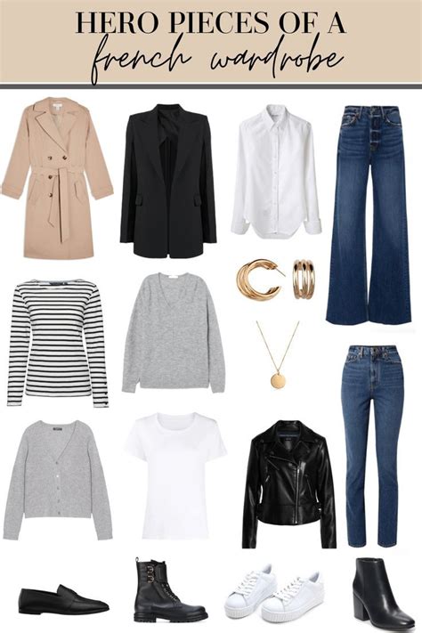 Basics Of A French Wardrobe Paris Outfits Capsule Outfits Fashion