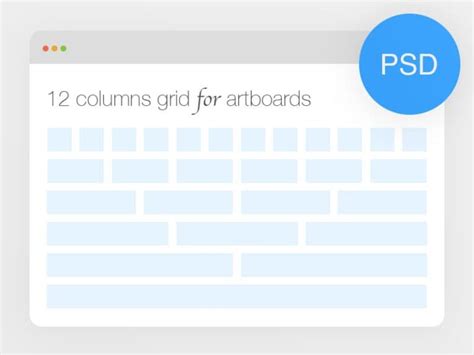 download the free bootstrap 12 columns psd grid template freebiefy