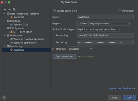 aws glue intellij idea documentation