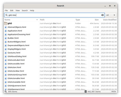 description programming languages similar projects of fsearch gitplanet