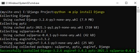 how to install django python guides