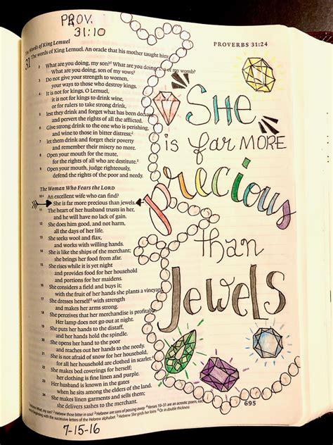 Bible Journal Proverbs 31 10
