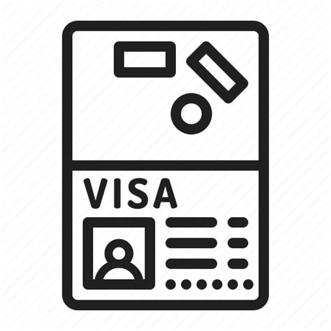 Passport Stamp Travel Visa Icon Download On Iconfinder