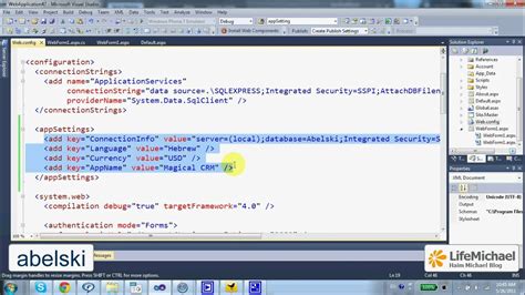 asp web config expression builder youtube