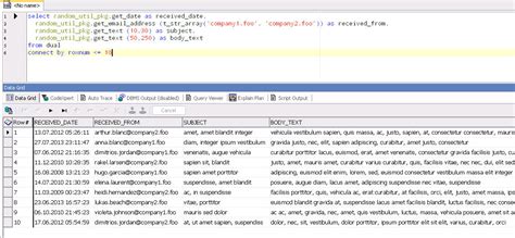 ora 00001 unique constraint violated generating test data using pl sql