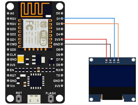 iot based analog digital oled clock using nodemcu