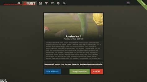 integrity error r playrust