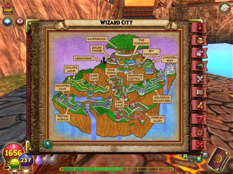 the mmoaholic mmorpg madness wizard101 screenshots wizard city map