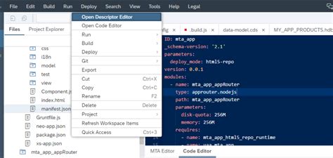 使用sap webide给sap ui5应用添加data source 知乎