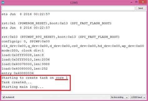 esp32 running code on a specific core techtutorialsx