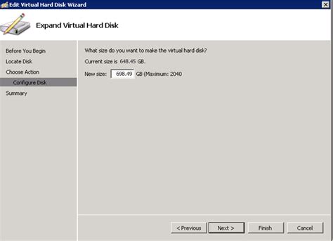 Hyper V Increase The Virtual Disk Size Step By Step