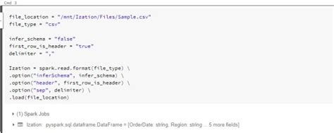 how to read csv and xlsx file in databricks ization
