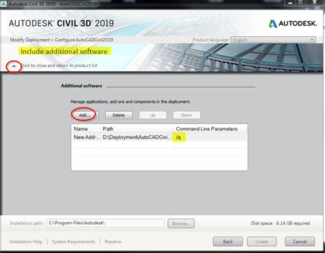 deployment not installing service packs and updates silently autocad