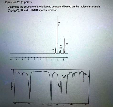 Solved Question 23 5 Points Determine The Structure Of The Following