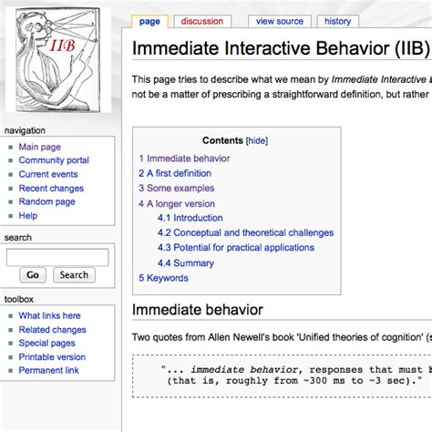 Immediate Interactive Behavior How Embodied And Embedded Cognition