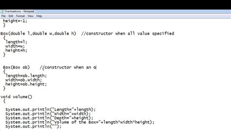 how to implement constructor overloading in java youtube