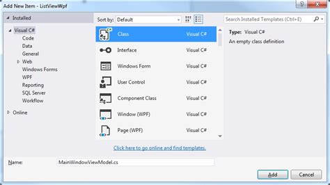 binding data to listview controls in wpf using mvvm technical