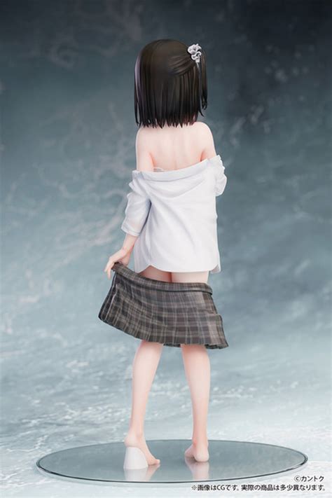 びしょ濡れの女子高生の下着、透けシャツにドキッ…！ イラストレーター・カントクのオリキャラ“しずくちゃん”最新フィギュア 8枚目の写真・画像