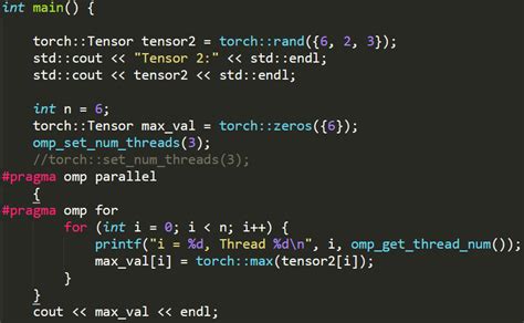 using libtorch in openmp gets wrong results c pytorch forums