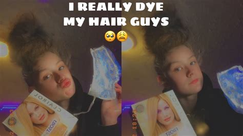 Watch Me Dye My Own Hair For The First Time🥺😌 Youtube