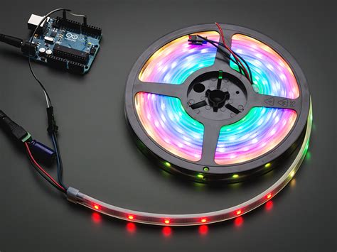adafruit neopixel digital rgb led strip white 30 led [white] id