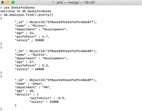 mongodb divide operator geeksforgeeks