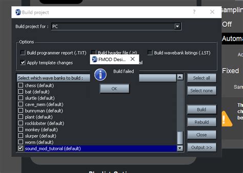 fmod designer error starting event file not found [don t starve