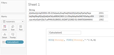 advance with assist extracting year from de identified text string
