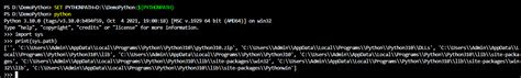 python how to set pythonpath in window 10 stack overflow