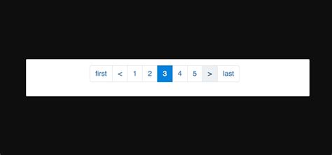 tiny flexible pagination react component paginating