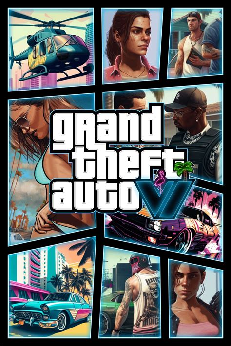 Grand Theft Auto Vi Cover Art Concept R Gta6