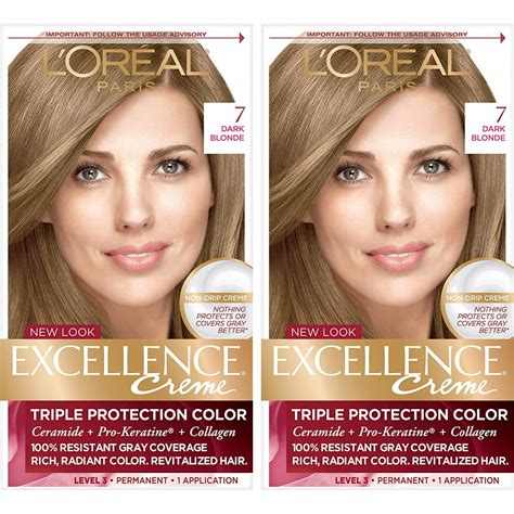 Loréal Paris Excellence Créme Permanent Hair Color 7 Dark Blonde 2