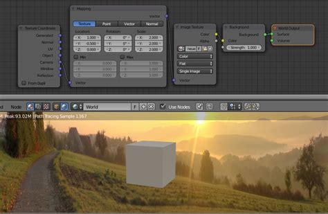 blender world background in cycles blender tutorial sky textures
