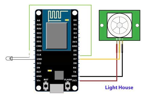 interface pir sensor with nodemcu 6 steps with pictures