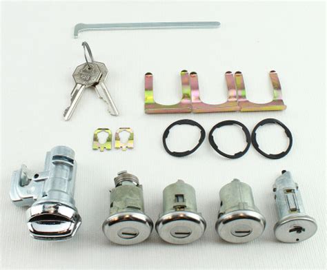 trunk and glove box lock set with gm keys new 1969 chevelle and malibu door