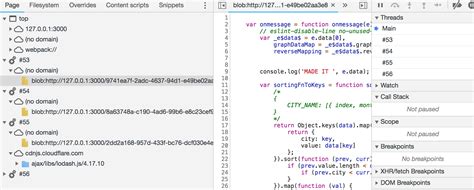 javascript webworkers don t seem to be working in