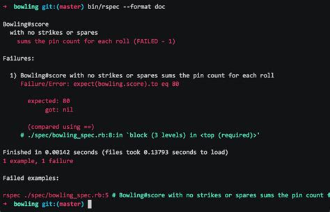 ruby on rails configuration of rspec terminal output
