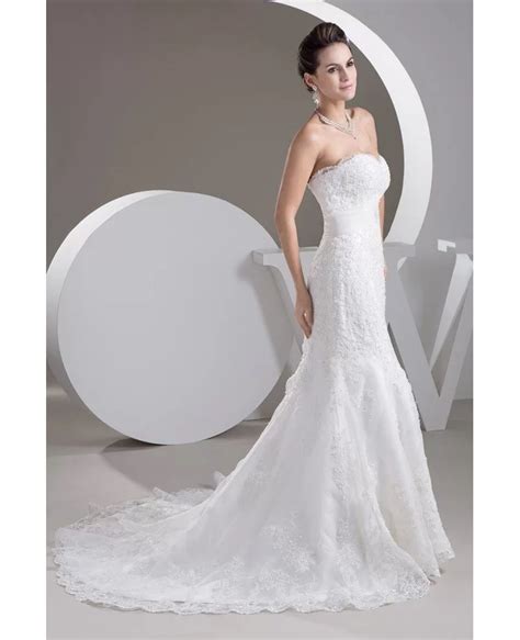 Beautiful Lace Mermaid Custom Fitted Wedding Dress Oph1503 269