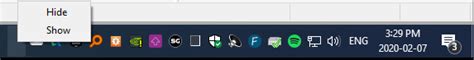 python how can i have the tray icon load for a qt app