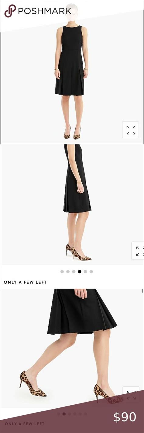 Nwt J Crew Pleated Sleeveless A Line Dress A Line Dress Clothes