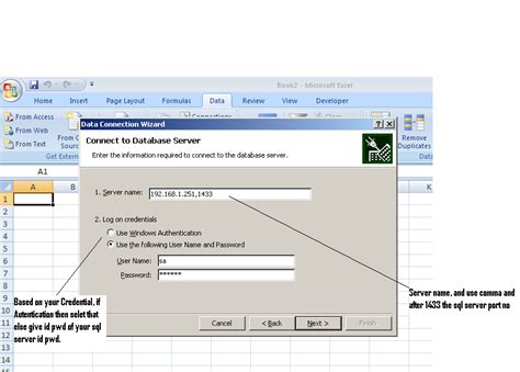 programming how to fetch data from sql server to excel 2007 without code