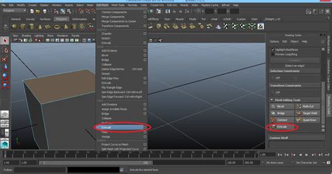 solved extrude from edit mesh or modelling toolkit autodesk community